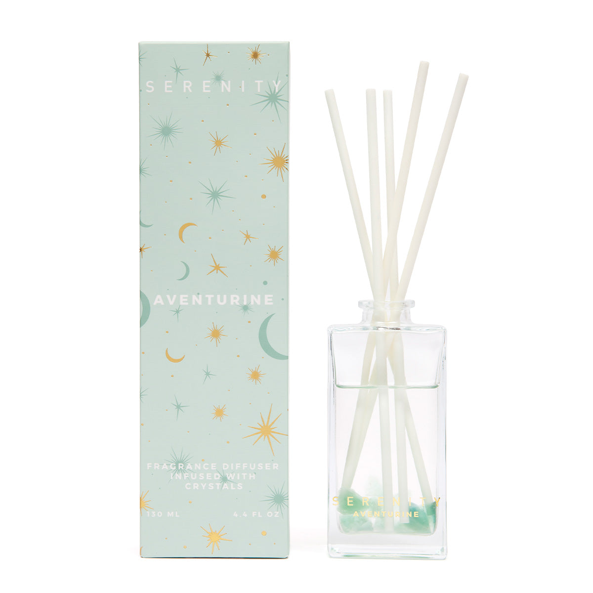 Abundance Aventurine Crystal 130ml Diffuser – Home Fragrance Co. AU Retail
